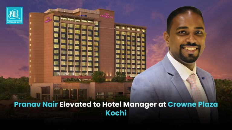 Pranav Nair Elevated to Hotel Manager at Crowne Plaza Kochi